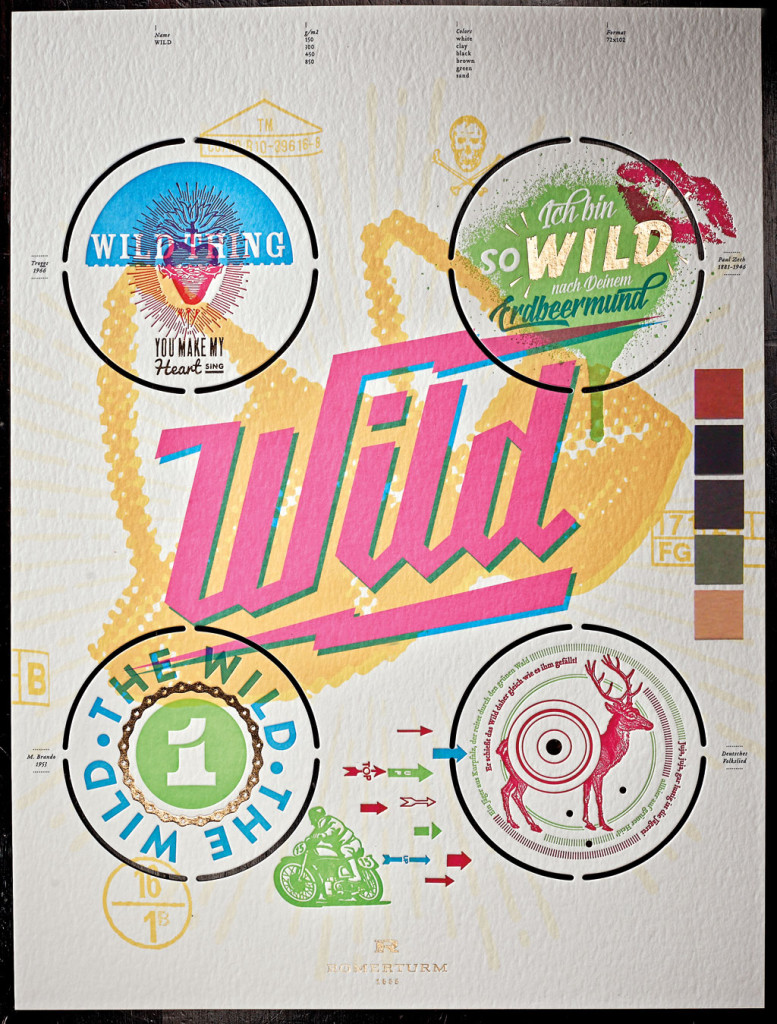 Wild thing, you make my heart sing | Prägedruck